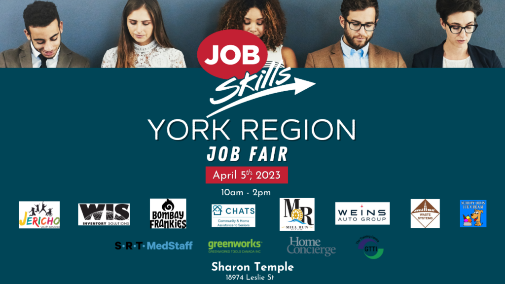 Attend The York Region Job Fair April 5 - Job Skills