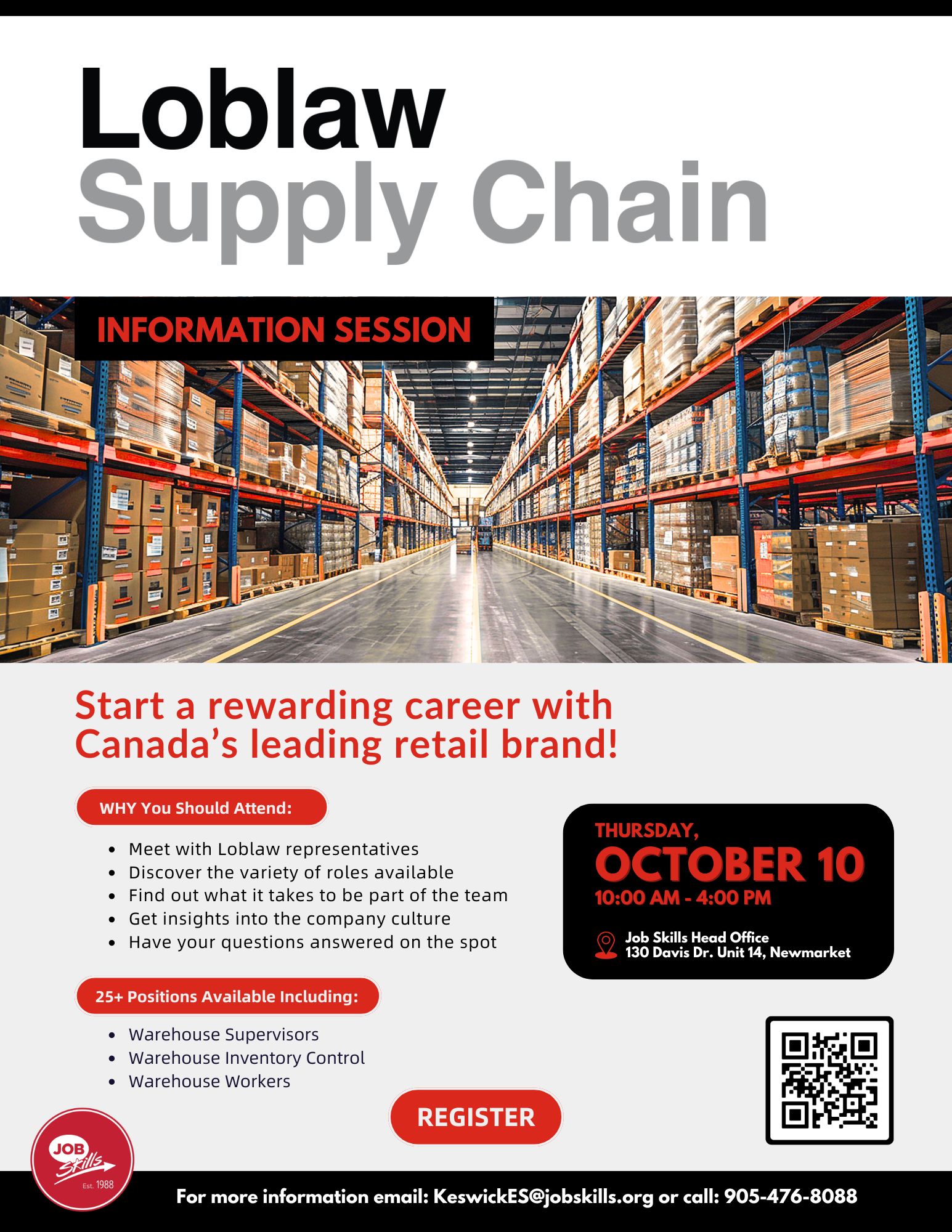 Loblaw Supply Chain Information Session - Job Skills
