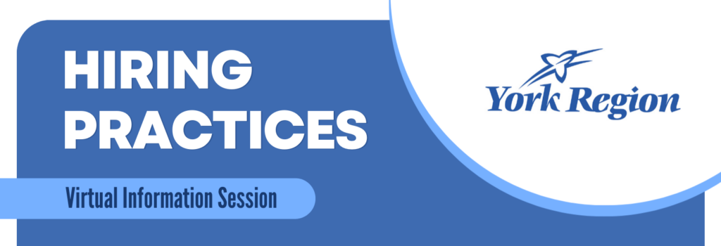 York Region Information Session - Job Skills